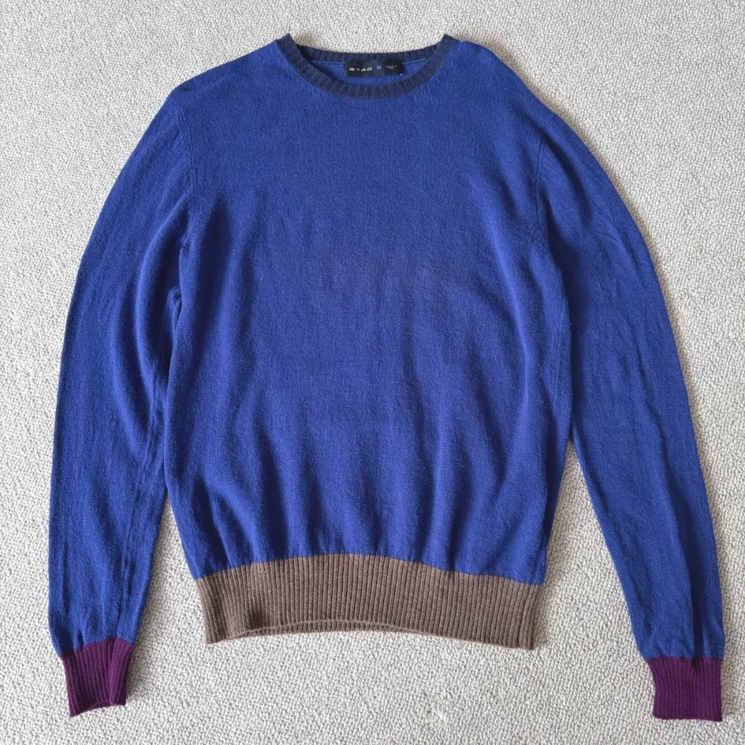 Yahoo!オークション - ETRO ハイゲージウールニット マルチカラーイタ...