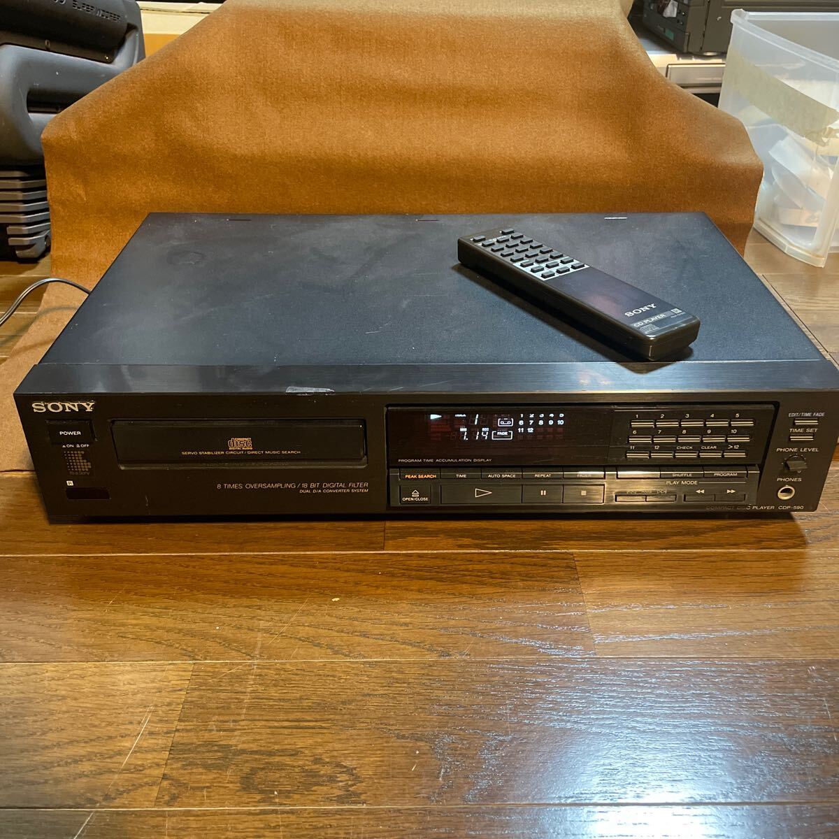 Yahoo!オークション - SONY CDP-590 CDプレーヤー