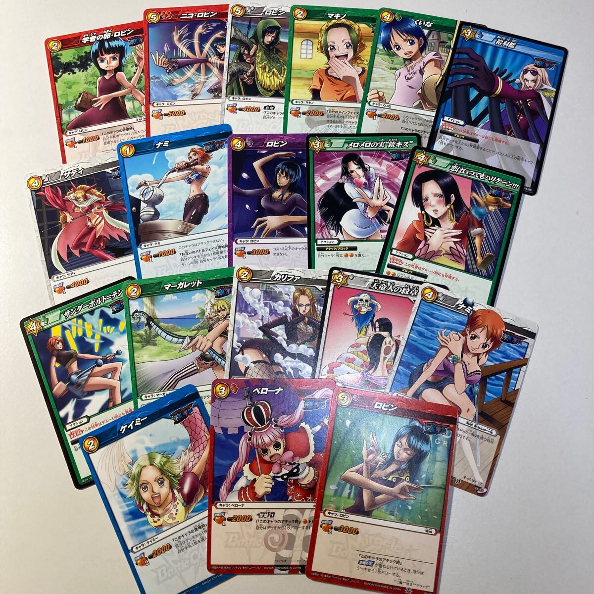 Yahoo!オークション - v001) ONE PIECE ワンピース (ナミ ロビン カリ...