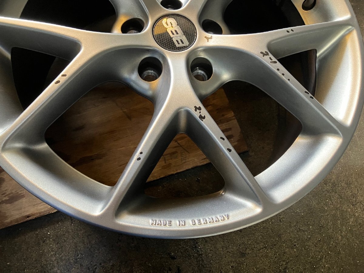 Yahoo!オークション - BBS ホイール SR 8J 18インチ ET45 5H 112 グレ...