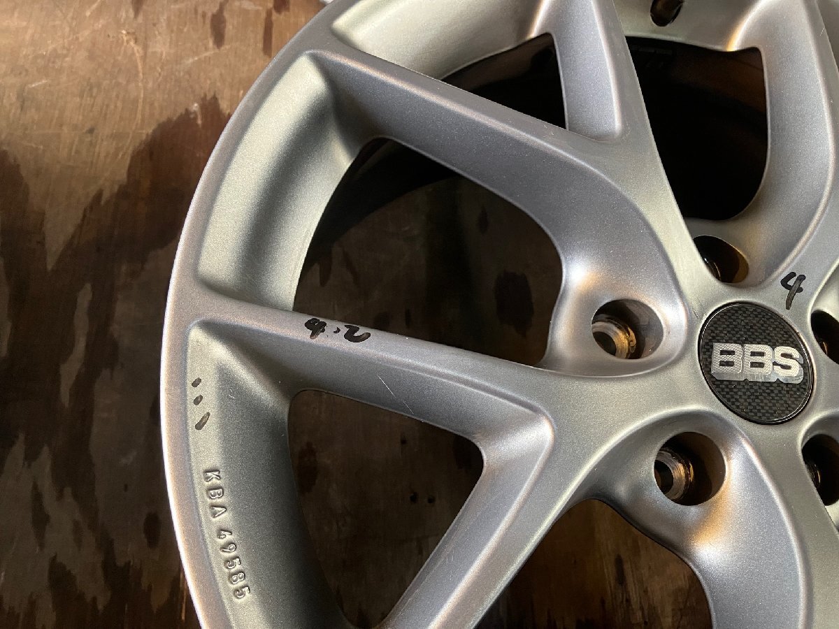 Yahoo!オークション - BBS ホイール SR 8J 18インチ ET45 5H 112 グレ...
