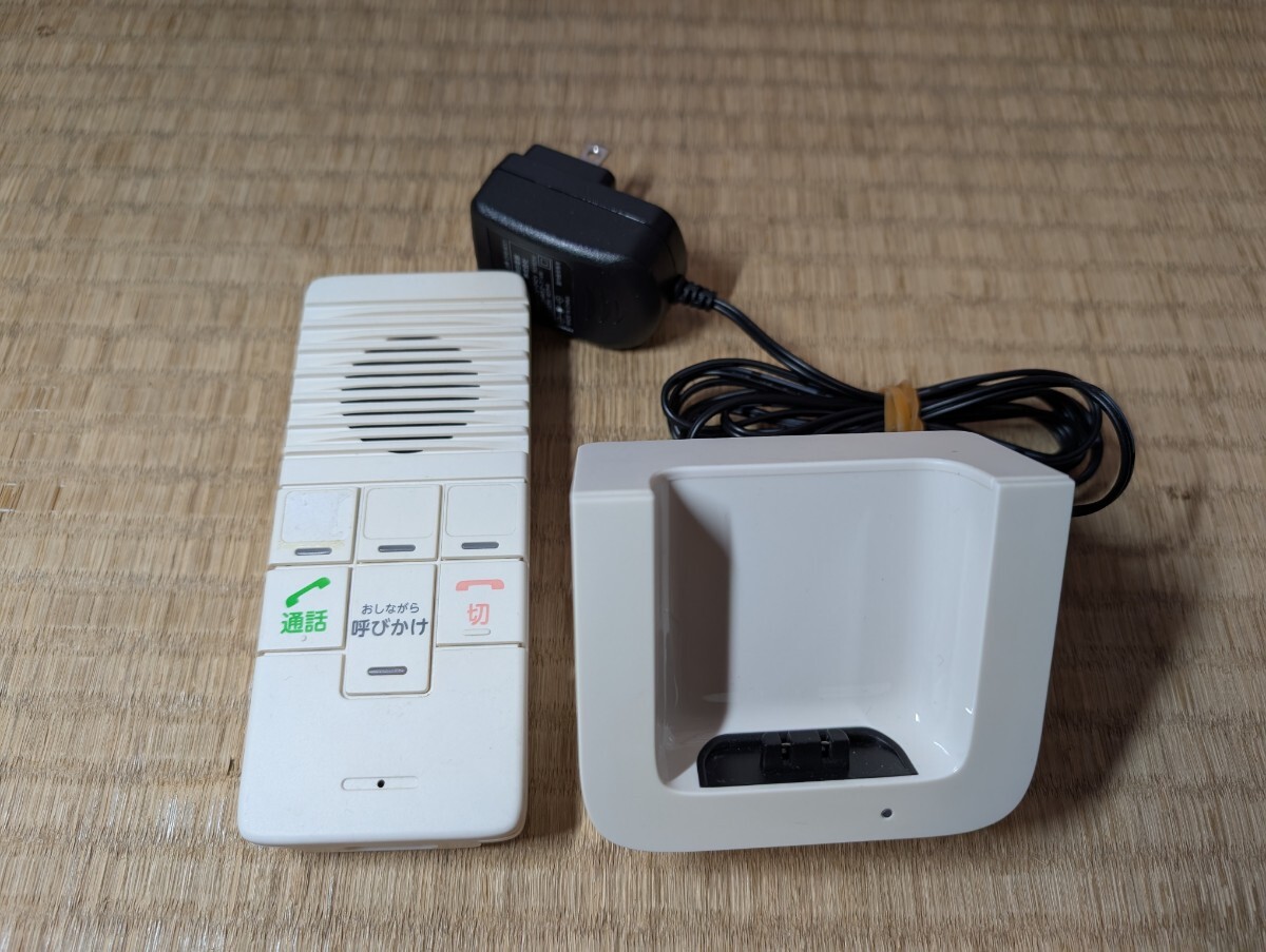 Yahoo!オークション - ELPA WIP-P50 ポータブル子機 DHS-J1 充電台 中...