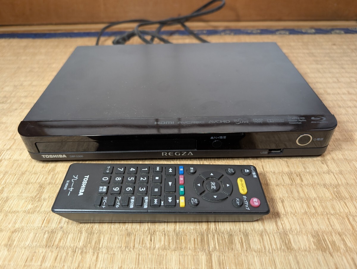 Yahoo!オークション - 東芝 REGZA BDプレーヤー DBP-S300 SR-R0430 中...