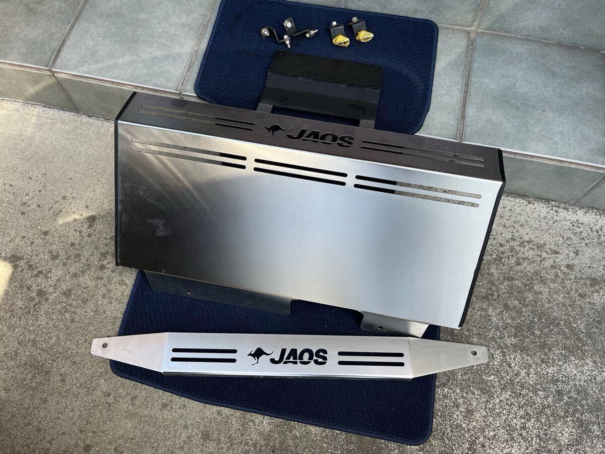 Yahoo!オークション - JAOS デリカ スキッドプレート フロント リヤ セ...