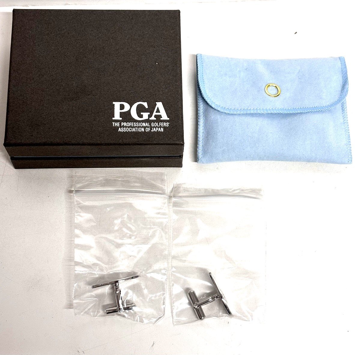 Yahoo!オークション - 【41】PGA 日本プロゴルフ協会 カフス シルバー...
