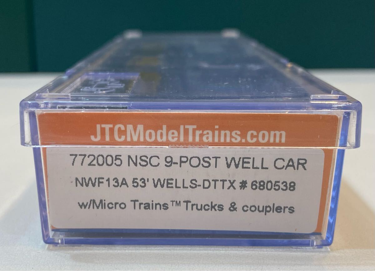 Yahoo!オークション - Nゲージ 772005 JTC 53ft 9-post well car
