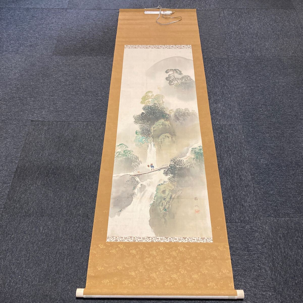 Yahoo!オークション - 【模写】掛軸 錦仙 絹本 箱無 同梱可能 No.5949