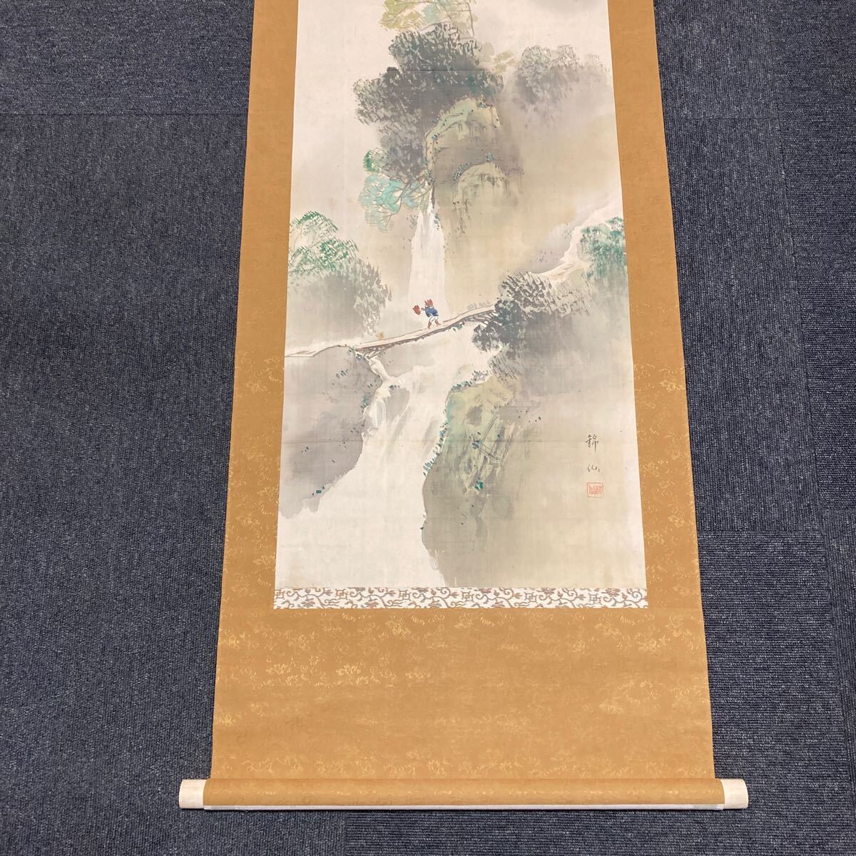 Yahoo!オークション - 【模写】掛軸 錦仙 絹本 箱無 同梱可能 No.5949