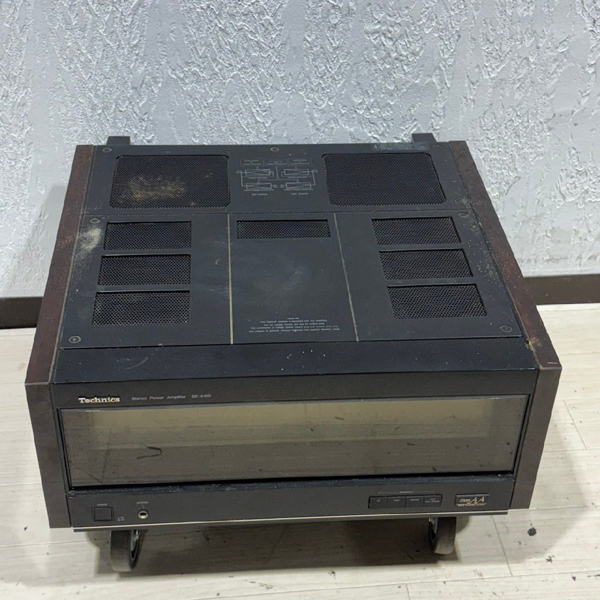 Yahoo!オークション - 【J】Technics SE-A100 パワーアンプ テクニクス...