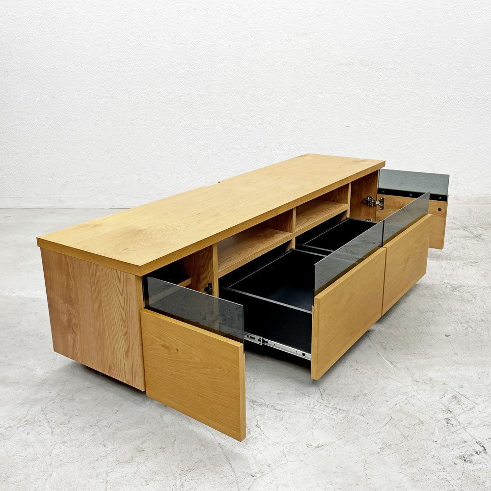 Yahoo!オークション - 〓 ロウヤ LOWYA TVボード AVボード オーク材 2...