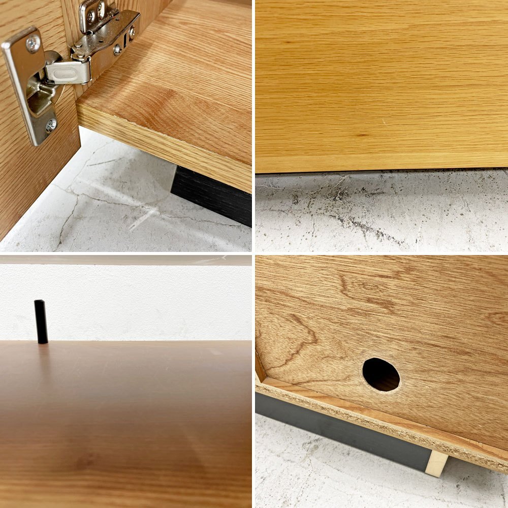 Yahoo!オークション - 〓 ロウヤ LOWYA TVボード AVボード オーク材 2...