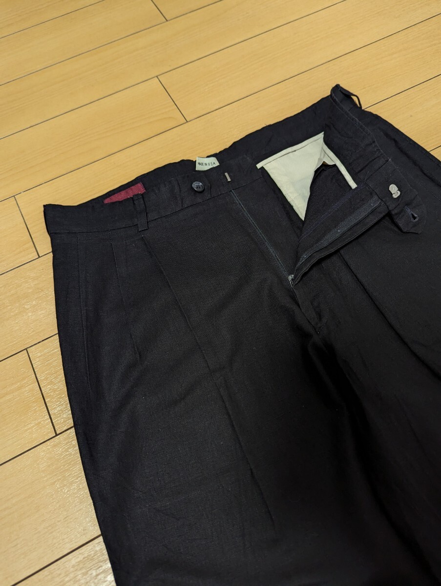 美品 USA製 90s Nordstrom ノードストローム スラックス リネン 美品 USA製 90s Nordstrom ノードストローム スラックス リネン