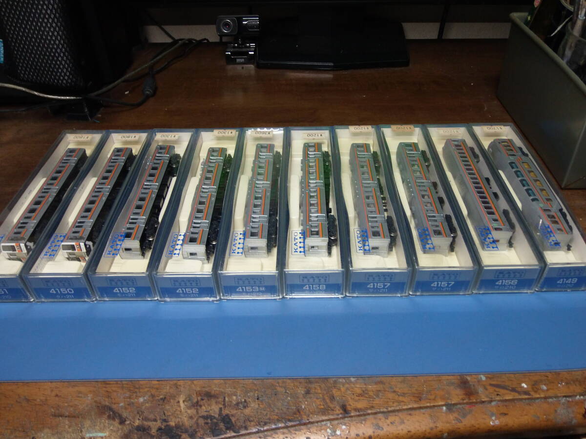 Yahoo!オークション - KATO JR 211系 0番台 単品集収 10両編成 単品を...