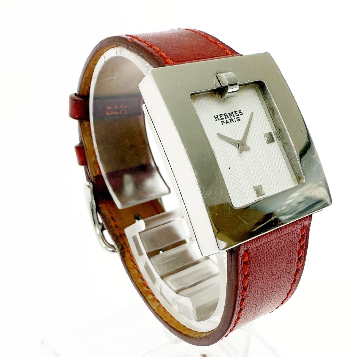 Yahoo!オークション - HERMES エルメス BE1.210 ベルトウォッチ SS ホ...