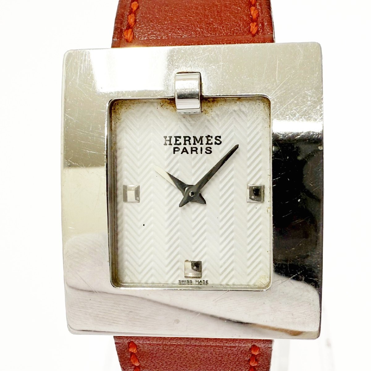 Yahoo!オークション - HERMES エルメス BE1.210 ベルトウォッチ SS ホ...