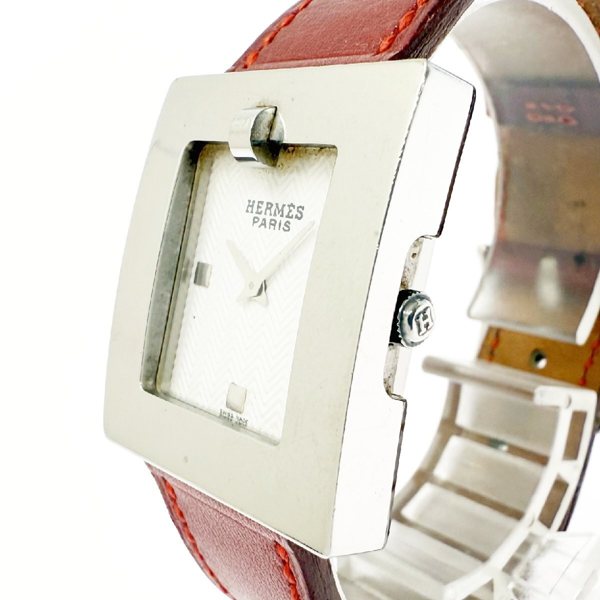 Yahoo!オークション - HERMES エルメス BE1.210 ベルトウォッチ SS ホ...