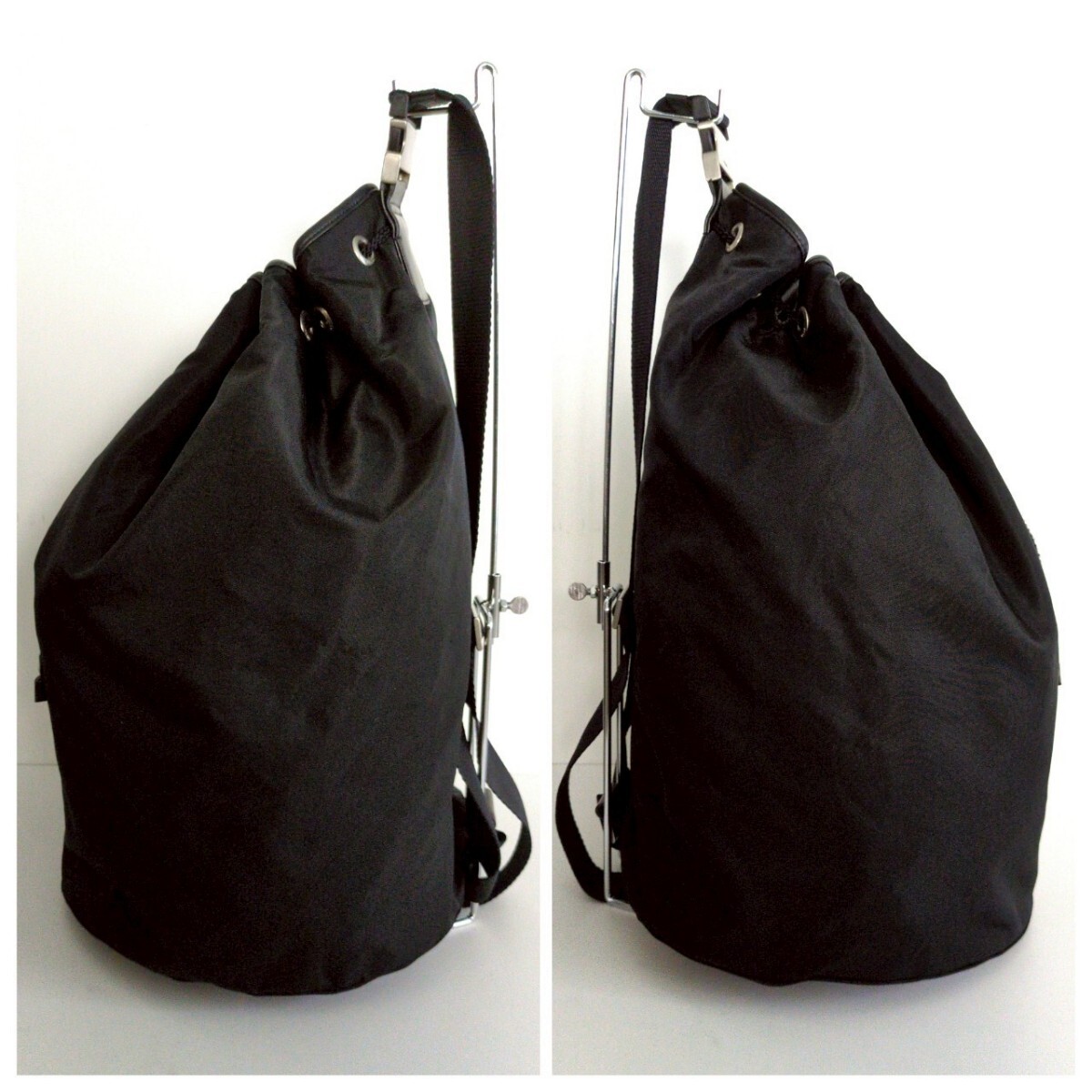美品 PRADA ヴィンテージ ボンサック リュック 大型 バケット 美品 PRADA ヴィンテージ ボンサック リュック 大型 バケット