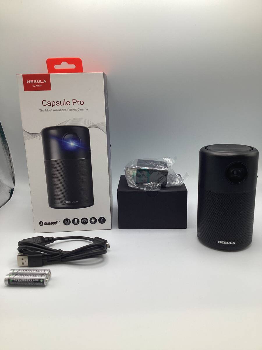 13838 Anker Nebula Capsule Pro Android搭載 モバイルプロジェクター 150ANSIルーメン DLP搭載 360度スピーカー(本体)｜売買されたオークション ...