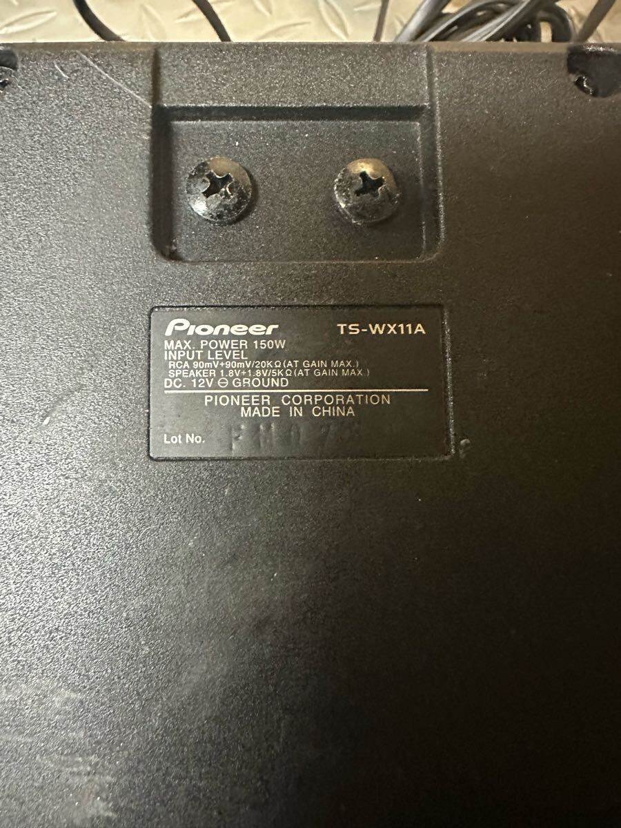 Yahoo!オークション - カロッツェリア TS-WX11A サブウーファー ウーハ...