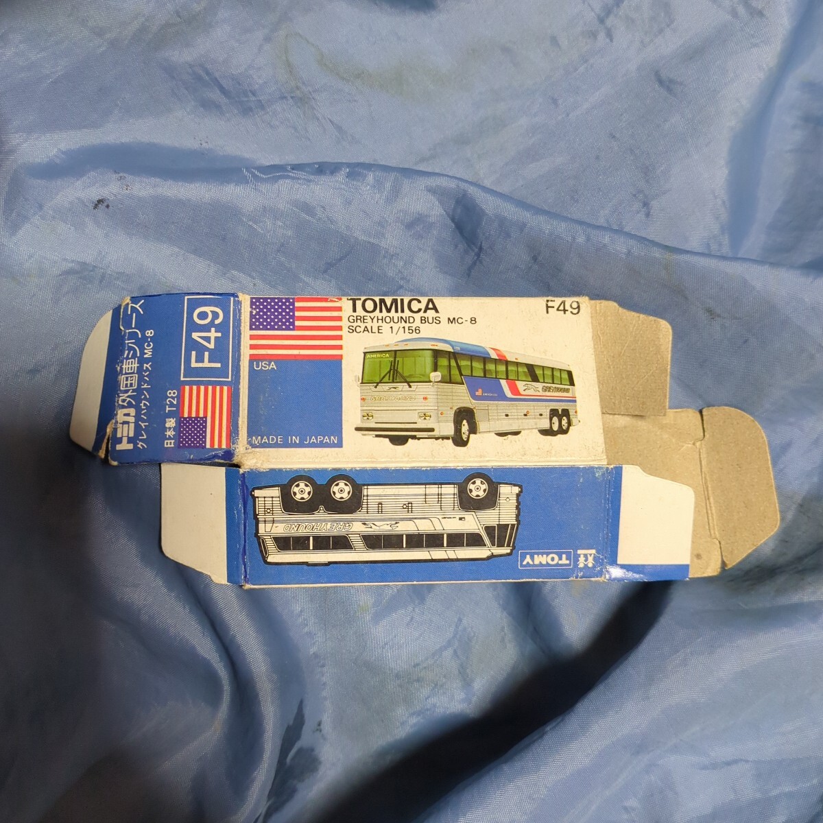 Yahoo!オークション - トミカ グレイハウンドバス MC-8 F49 空箱 当時...