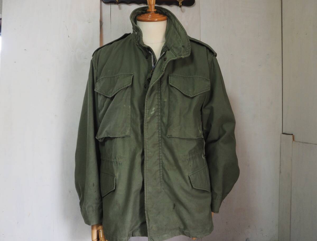 Yahoo!オークション - 米軍実物 M-65 フィールドジャケット セカンドモ...