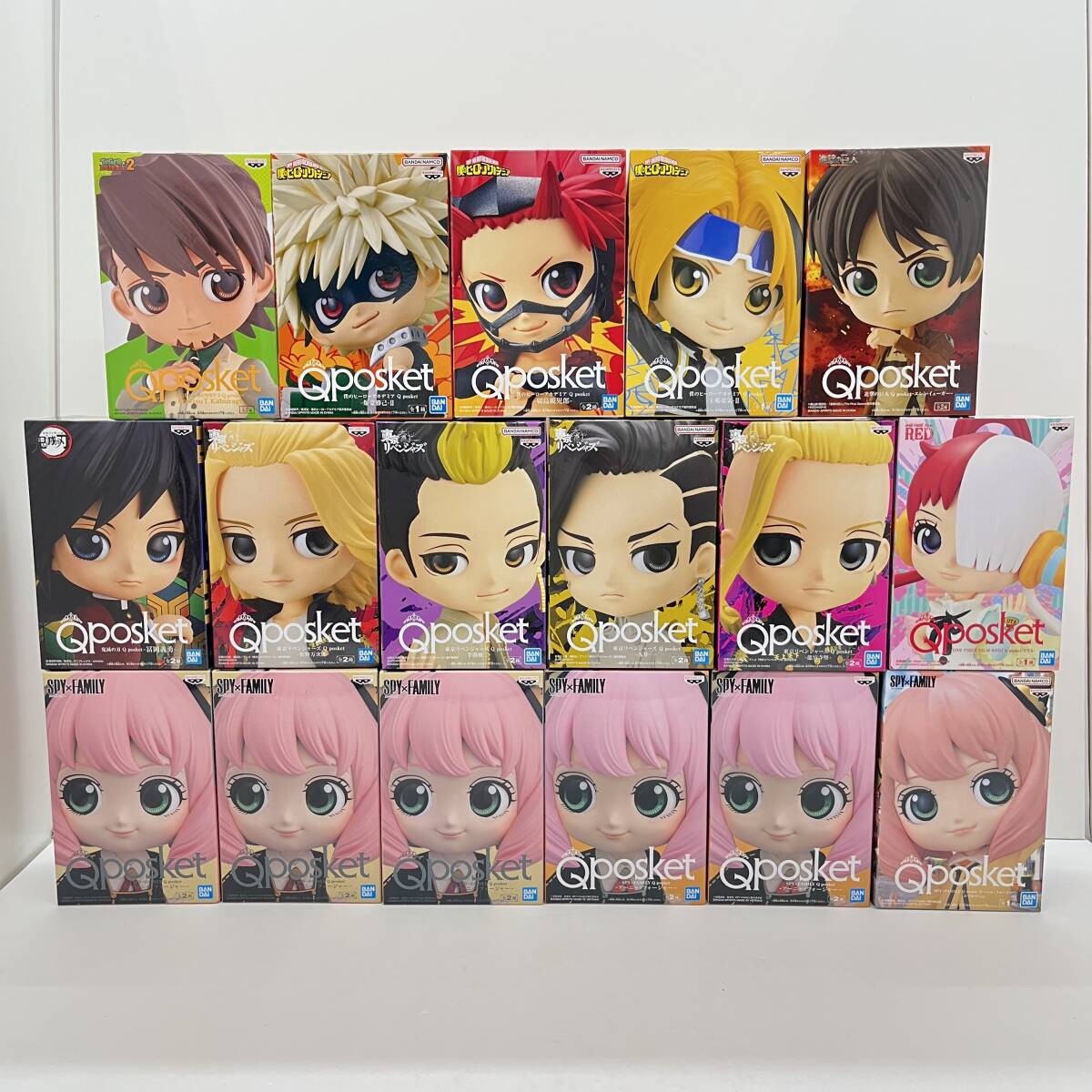 06w10041☆1円~Qposket フィギュア 17体 まとめ SPYFAMILY 06w10041☆1円~Qposket フィギュア 17体 まとめ SPYFAMILY