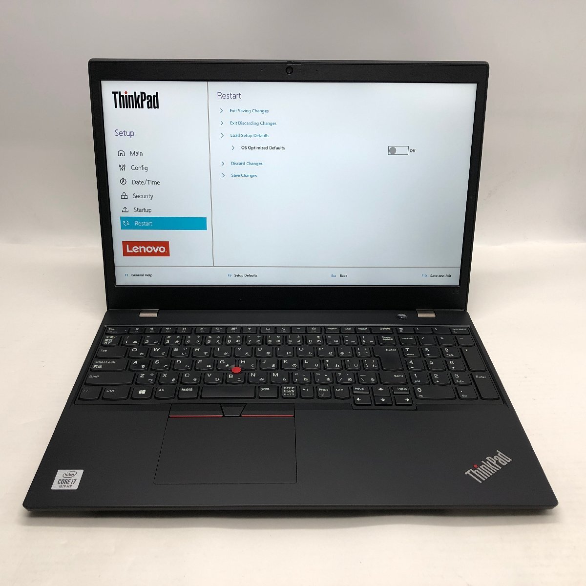 LENOVO ThinkPad L15 20U4S0X600 Core i7 10510U 1.80GHz/8 GB/256 GB NVMe A0508(中古)のオークション落札情報