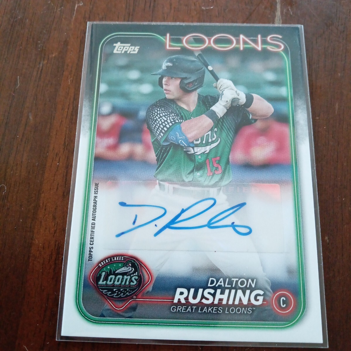 Yahoo!オークション - DALTON RUSHING.サイン.2024 Topp PRO DEBUT 直...