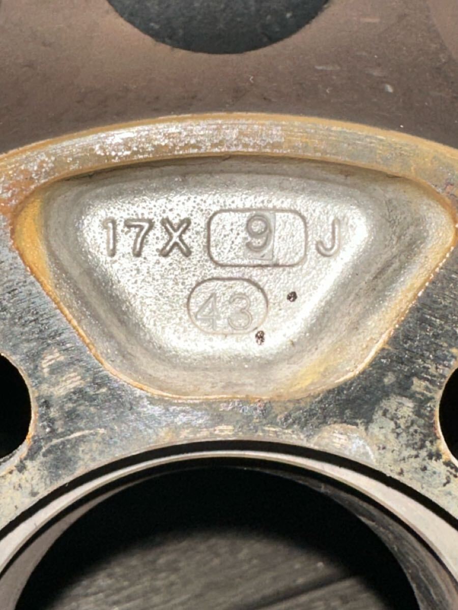 Yahoo!オークション - 希少 ENKEI GTC02 17×9J 100-5H +43 SHIBATIRE ...