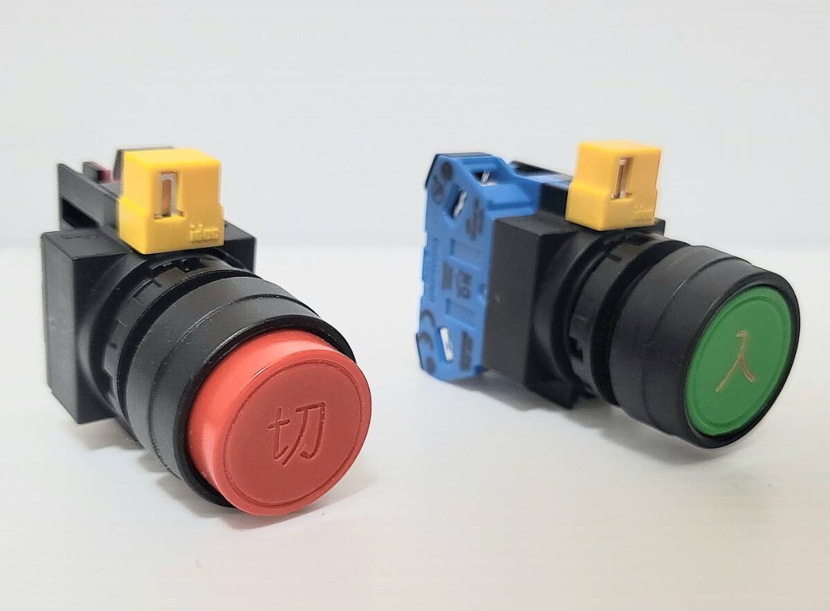Yahoo!オークション - IDEC 押しボタンスイッチ 入りHW-CB10 切りHW-CB...