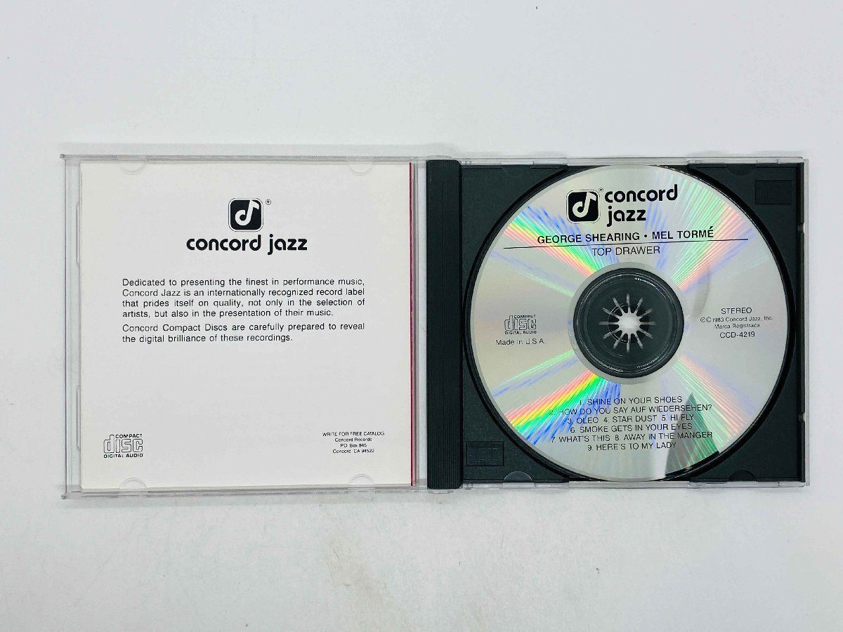 Yahoo!オークション - 即決CD GEORGE SHEARING MEL TORME / TOP DRAWER...
