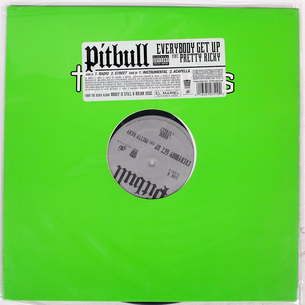 Yahoo!オークション - PITBULL/EVERYBODY GET UP/TVT TV27510 12