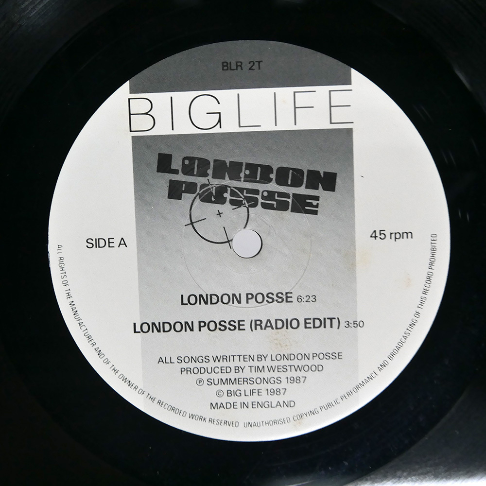 Yahoo!オークション - UK盤 LONDON POSSE/LONDON POSSE/BIG LIFE BLR2T...