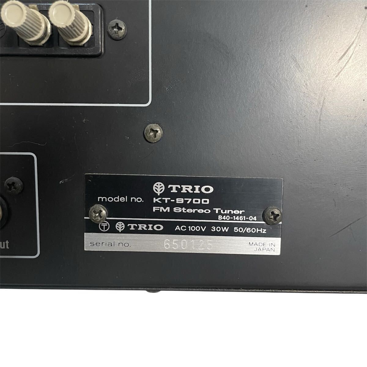 Yahoo!オークション - 名機 TRIO KT-9700 高級ステレオ FMチューナー ...