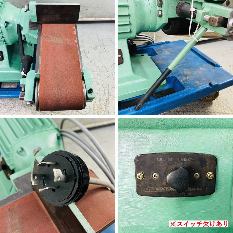 Yahoo!オークション - HITACHI/日立工機 BGH-100 200V ベルトグライン...