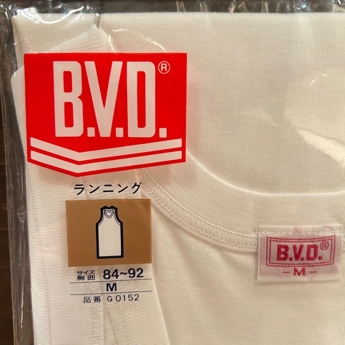 Yahoo!オークション - 2枚セット B.V.D ランニング スリーブレス Mサ...