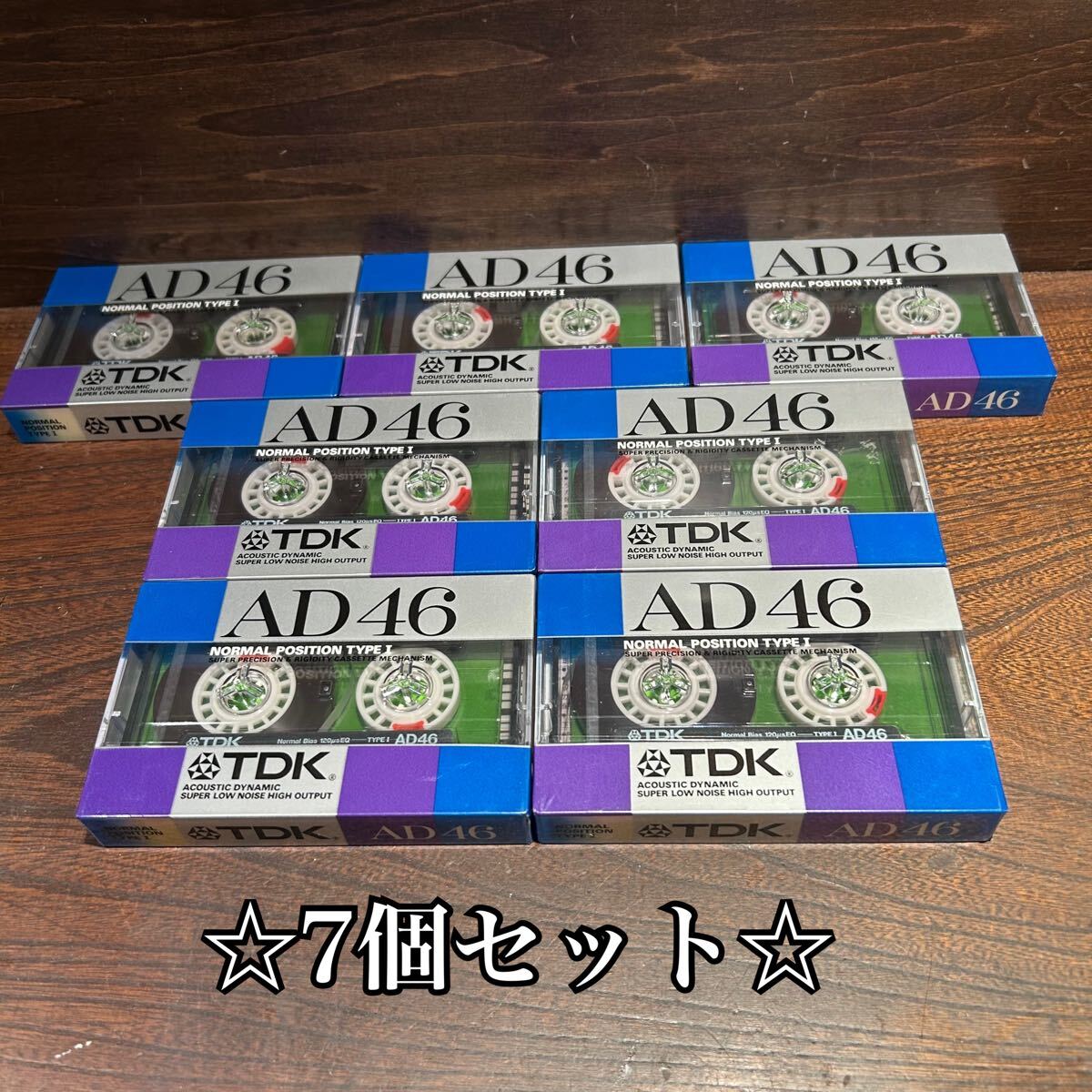 Yahoo!オークション - 7個セット 送料無料 TDK AD46 カセットテープ ...