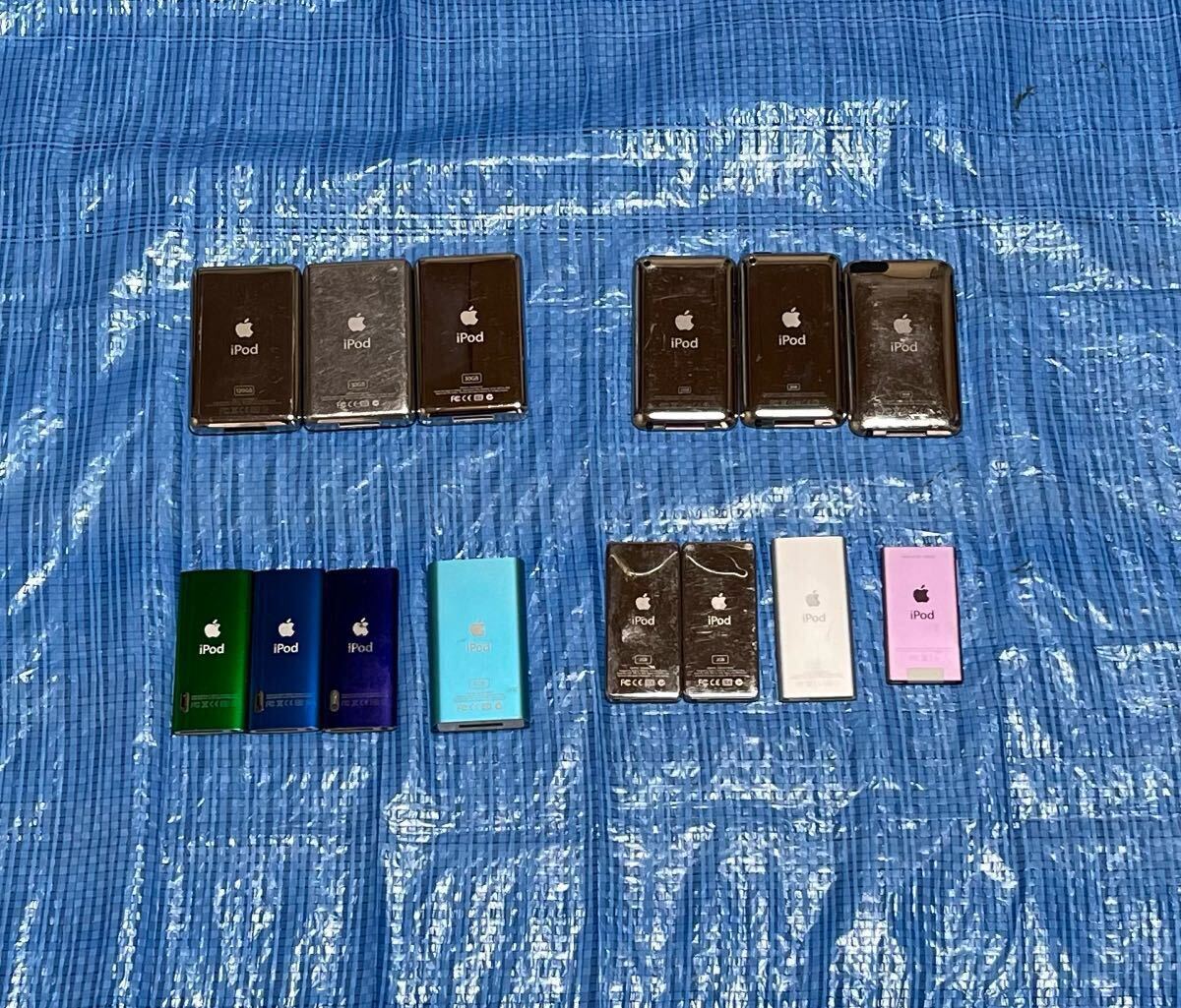 Yahoo!オークション - iPod classic 30g2台120g1台 iPod nano iPod tou...