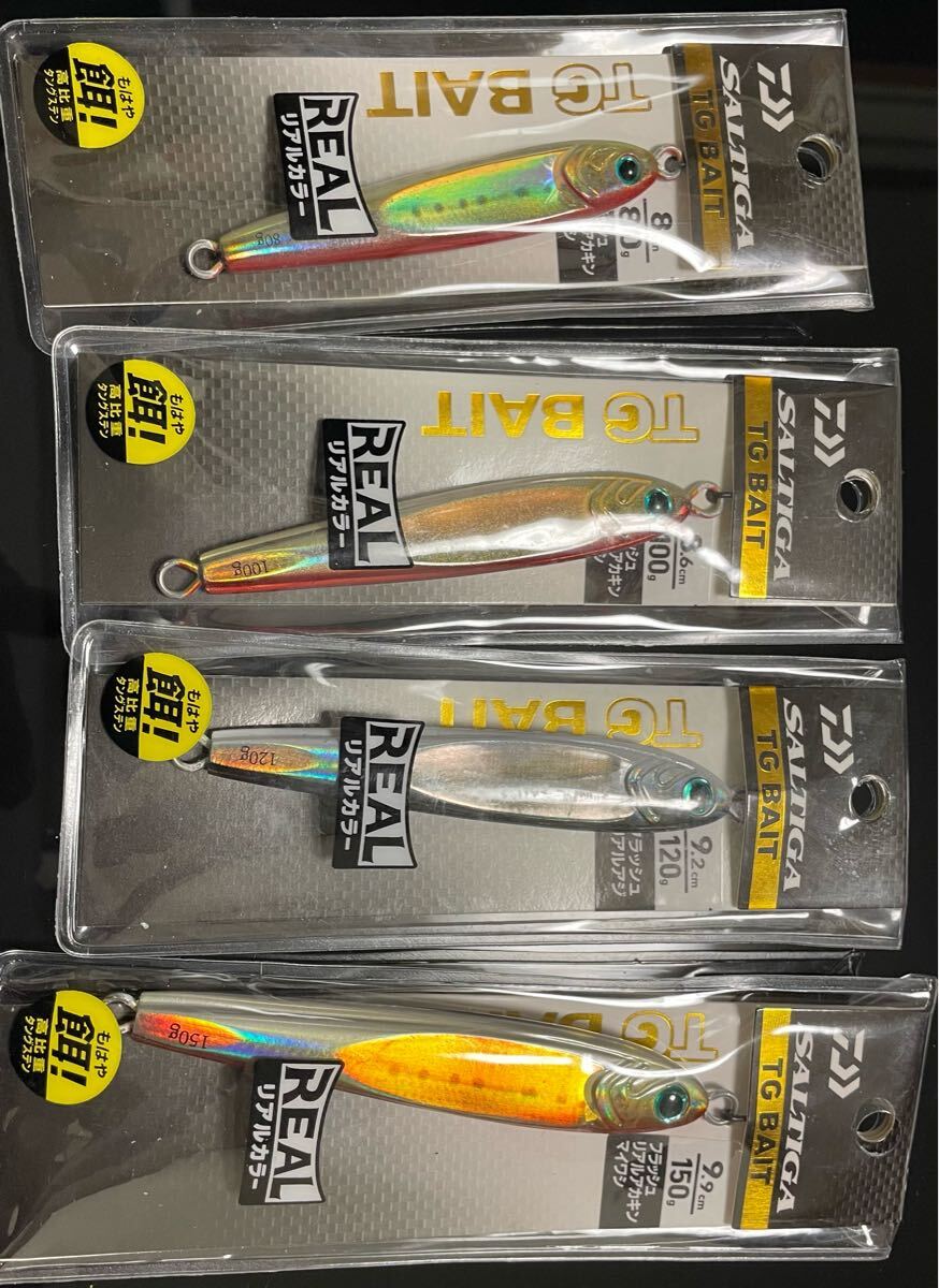 Yahoo!オークション - 格安ダイワ TGベイト80g.100g.120g.150g4個セッ...