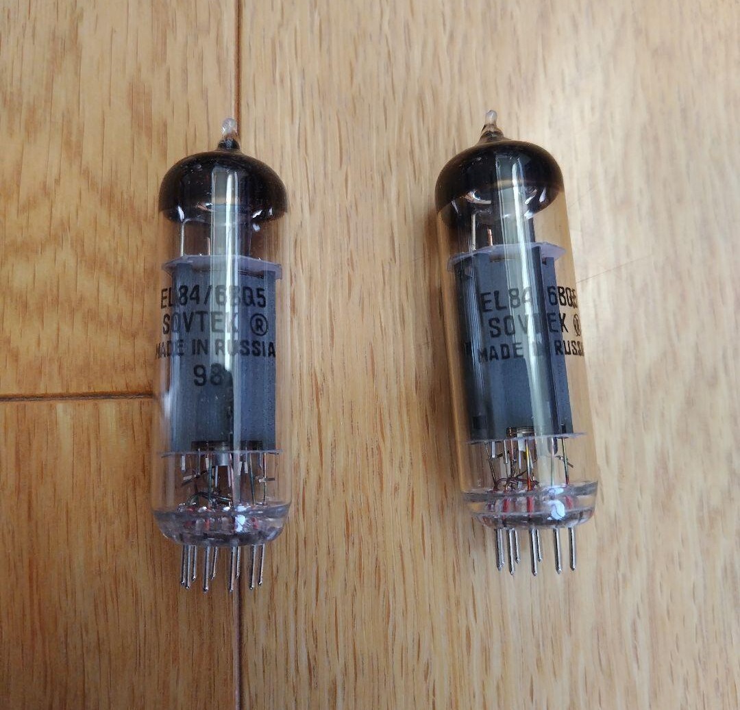 Yahoo!オークション - 自作 6BQ5シングルアンプ+真空管10本セット