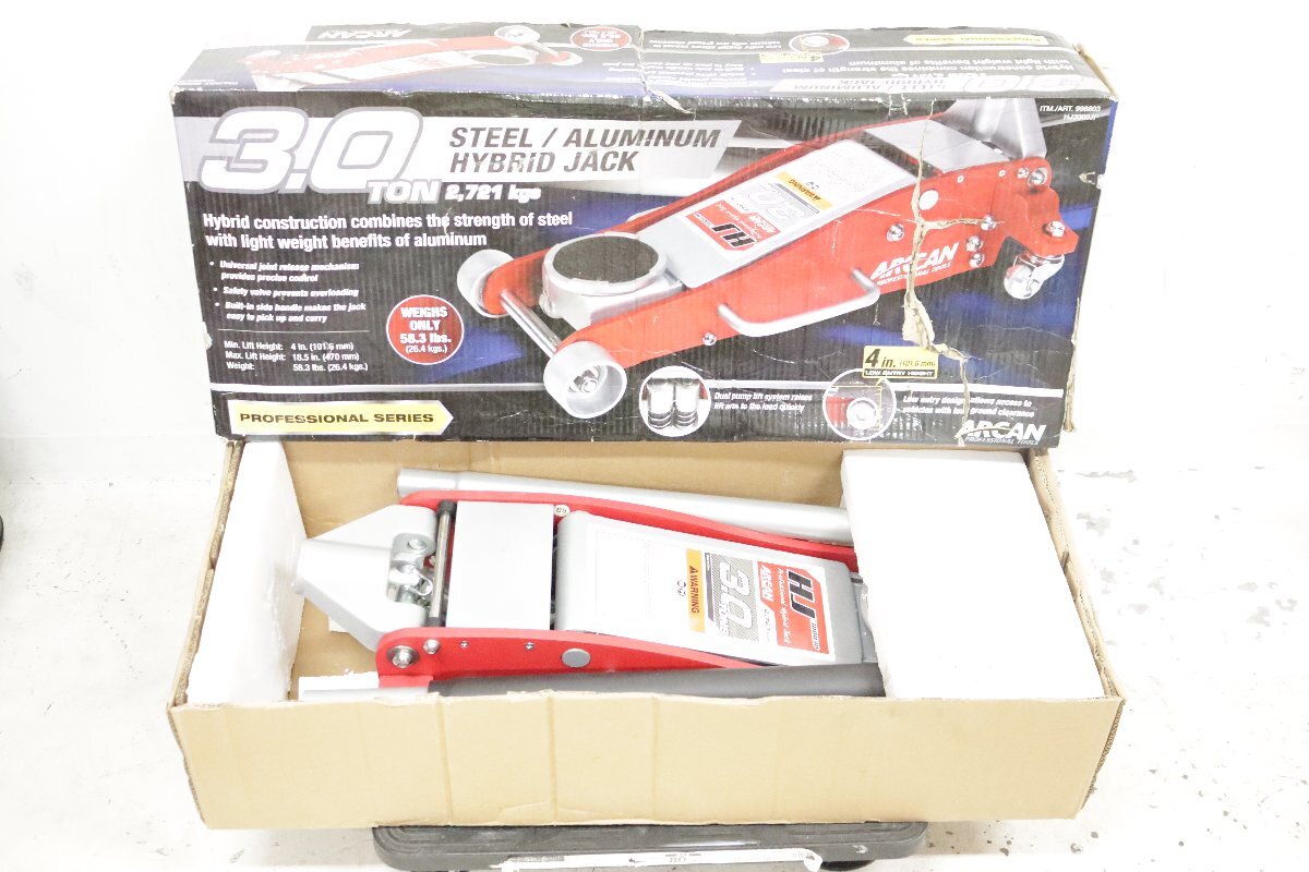 Yahoo!オークション - 美品 ARCAN アルカン HJ3000JP 3t スチール ア...