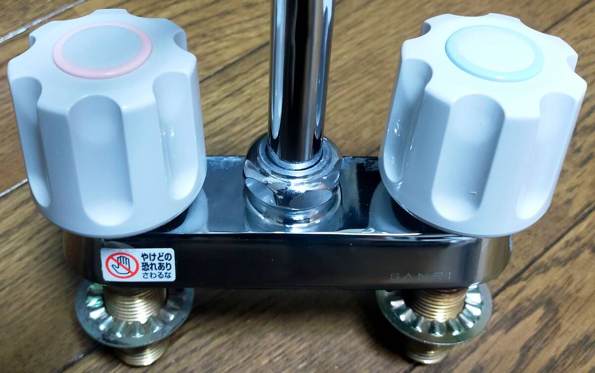 Yahoo!オークション - 三栄水栓 K71D-LH-13 ツーバルブ台付混合栓 SAN...