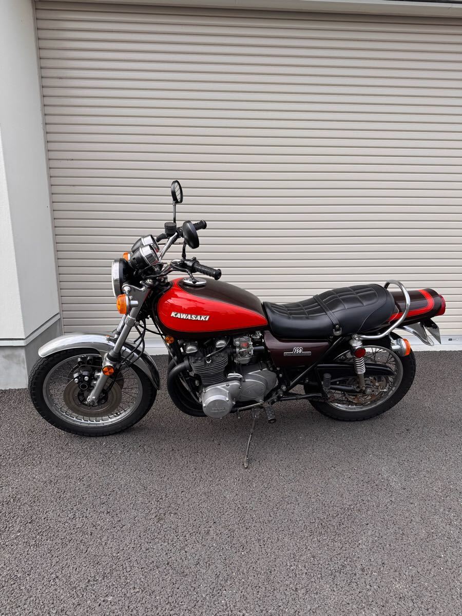Yahoo!オークション - 個人出品 Z750 four A4 初度登録昭和51年8月 Z2 ...