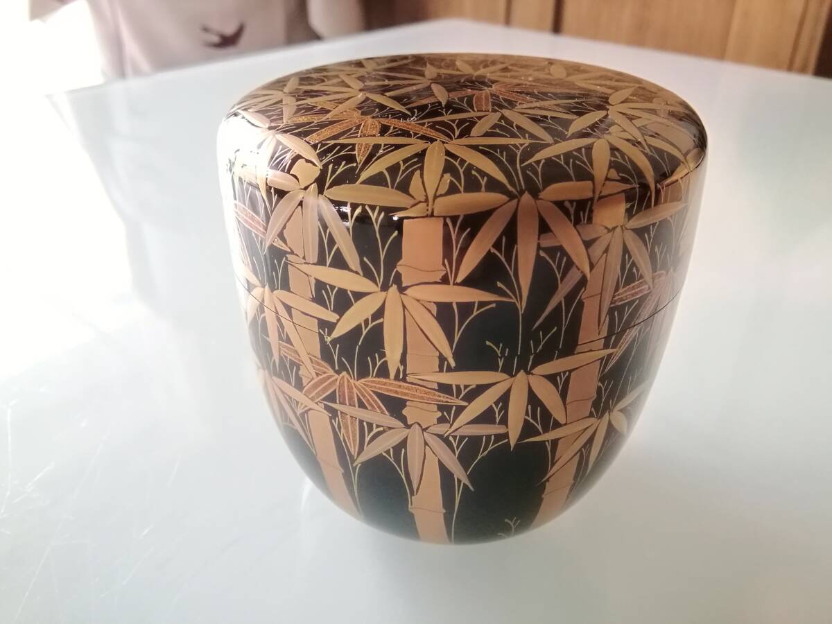 Yahoo!オークション - 再城 作 共箱 茶道具 棗 外径 W7.5×H7