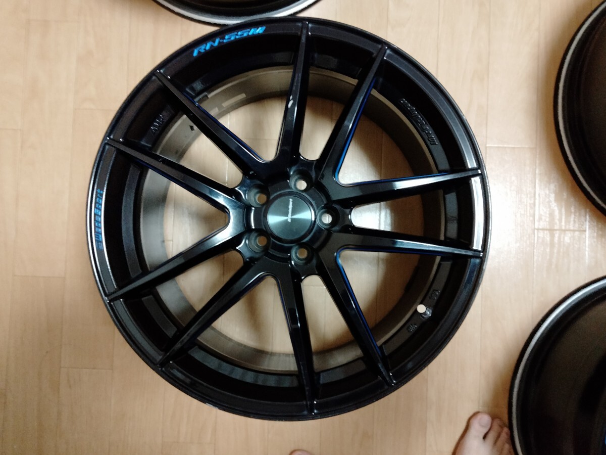 Yahoo!オークション - ウェッズ RN-55M 18 8.5J +45 PCD100 5H 86 BRZ ...