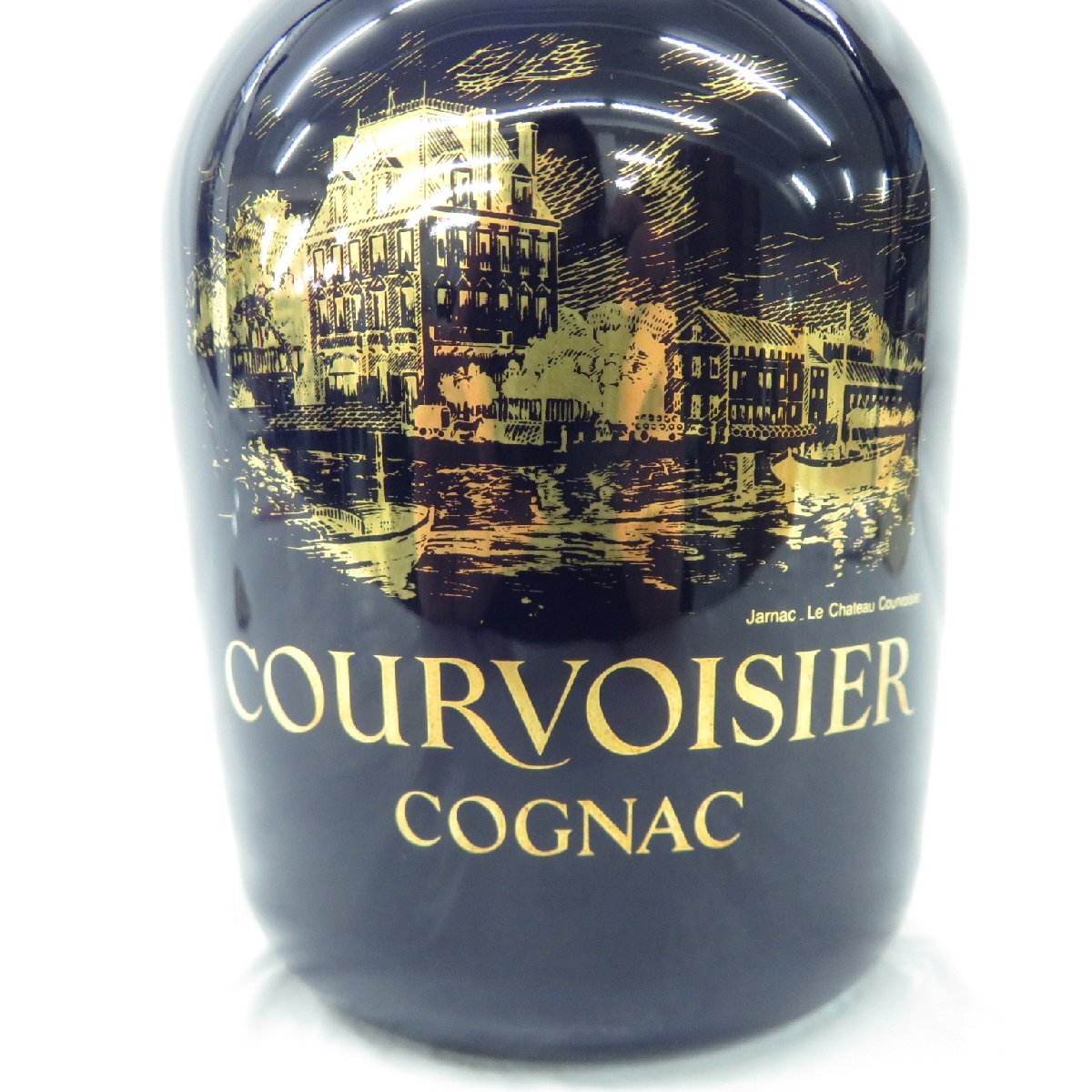 未開栓 COURVOISIER クルボアジェ エクストラ ファインシャンパーニュ 青陶器ボトル ブランデー 700ml 40％ 1050g 替栓付 11817536 0403(クルボアジェ ...