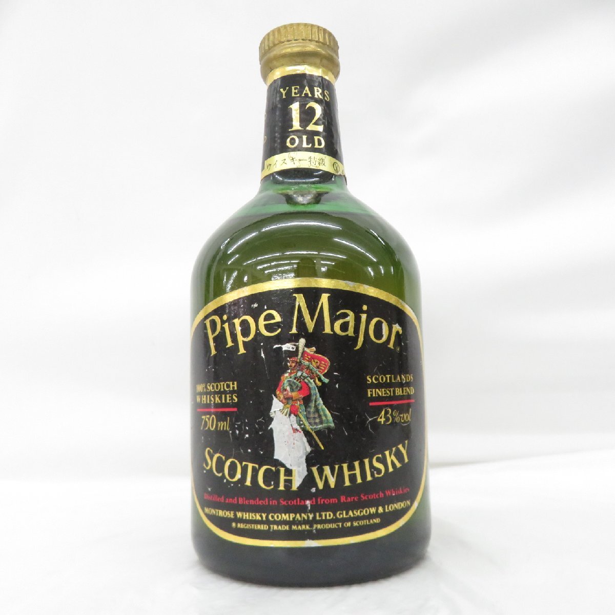 1円 未開栓 Pipe Major パイプメジャー 12年 ウイスキー 750ml 43％ 11833909 0430(スコッチ)｜売買されたオークション情報、yahooの商品情報をアーカイブ ...
