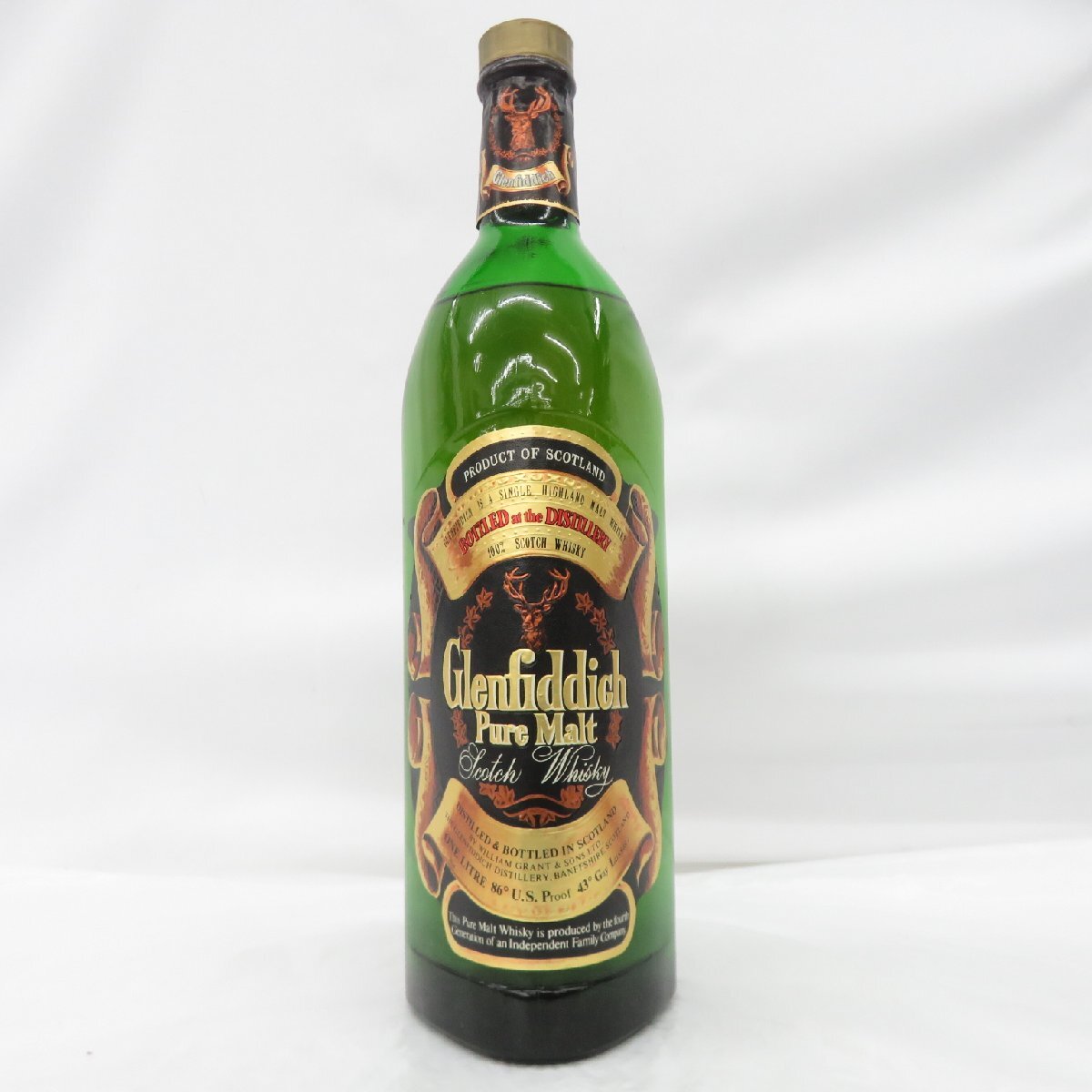 1円 未開栓 Glenfiddich グレンフィディック ピュアモルト ウイスキー 1000ml 43％ 11821642 0430(ハイランド)｜売買されたオークション情報、yahooの商品 ...