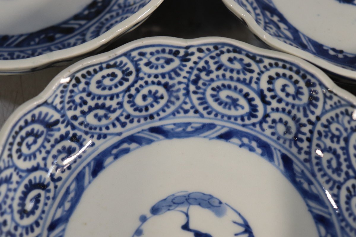 Yahoo!オークション - E333 伊万里蛸唐草皿 5点 膾皿 なます皿 アンテ...