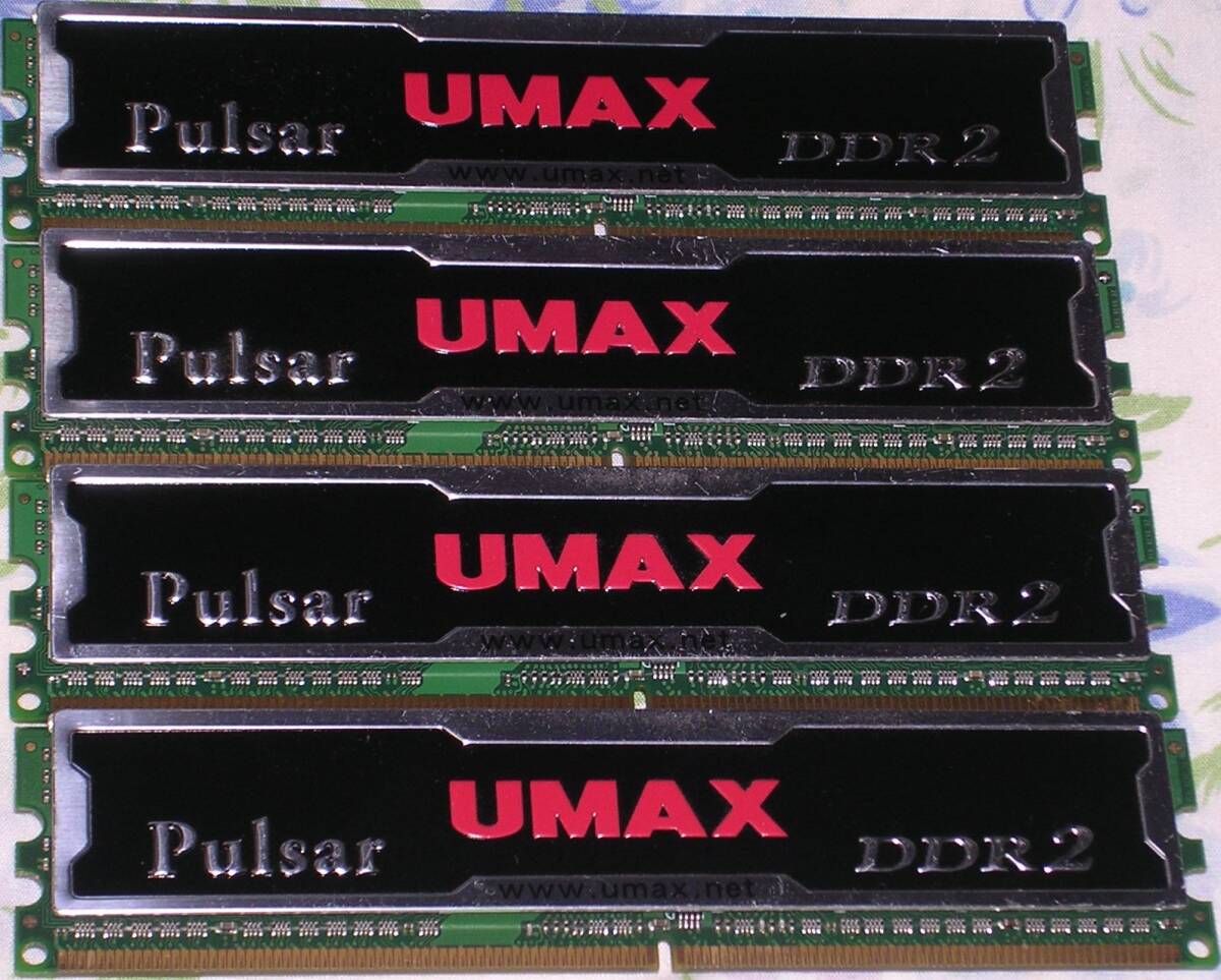 Yahoo!オークション - UMAX D48001GP4-73BCJ1 1GB×4 合計4GB